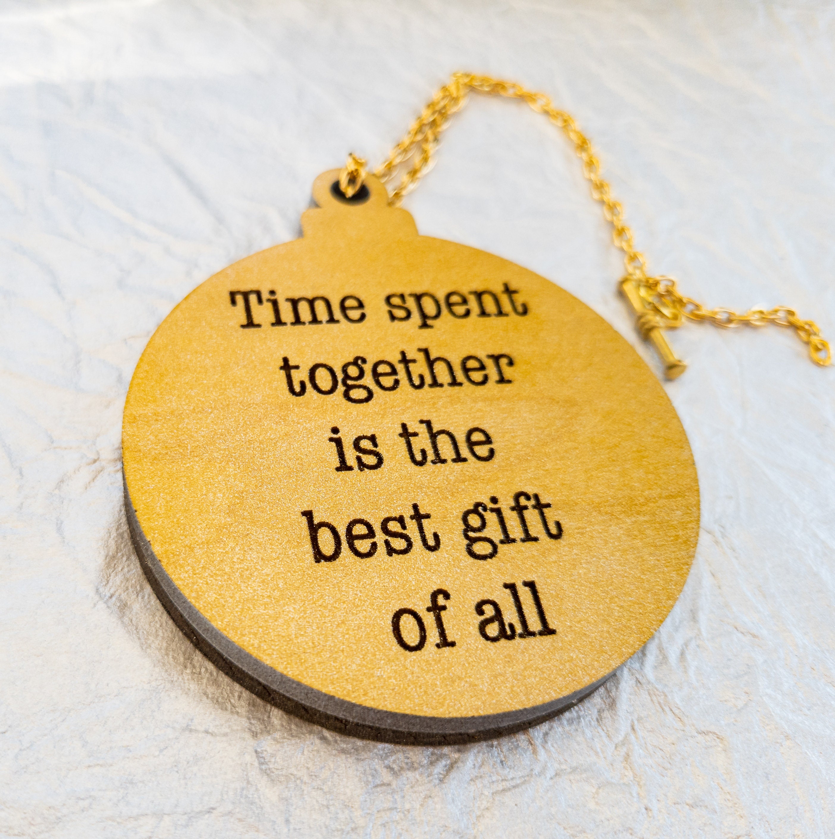 Time Spent Pocket Watch Christmas Ornament - Clock Ornament - Time is ...