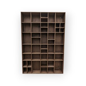 Multi Compartment Wooden Display Shelf-crystal Display Shelf -curio ...