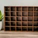 Multi Compartment Wooden Display Shelf Crystal Display Shelf Curio ...