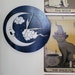 Celestial Moon Face Painted Clock Kitchen Clock Funky - Etsy