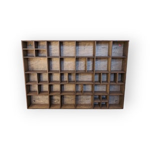 Multi Compartment Wooden Display Shelf-crystal Display Shelf -curio ...