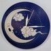 Celestial Moon Face Painted Clock Kitchen Clock Funky - Etsy