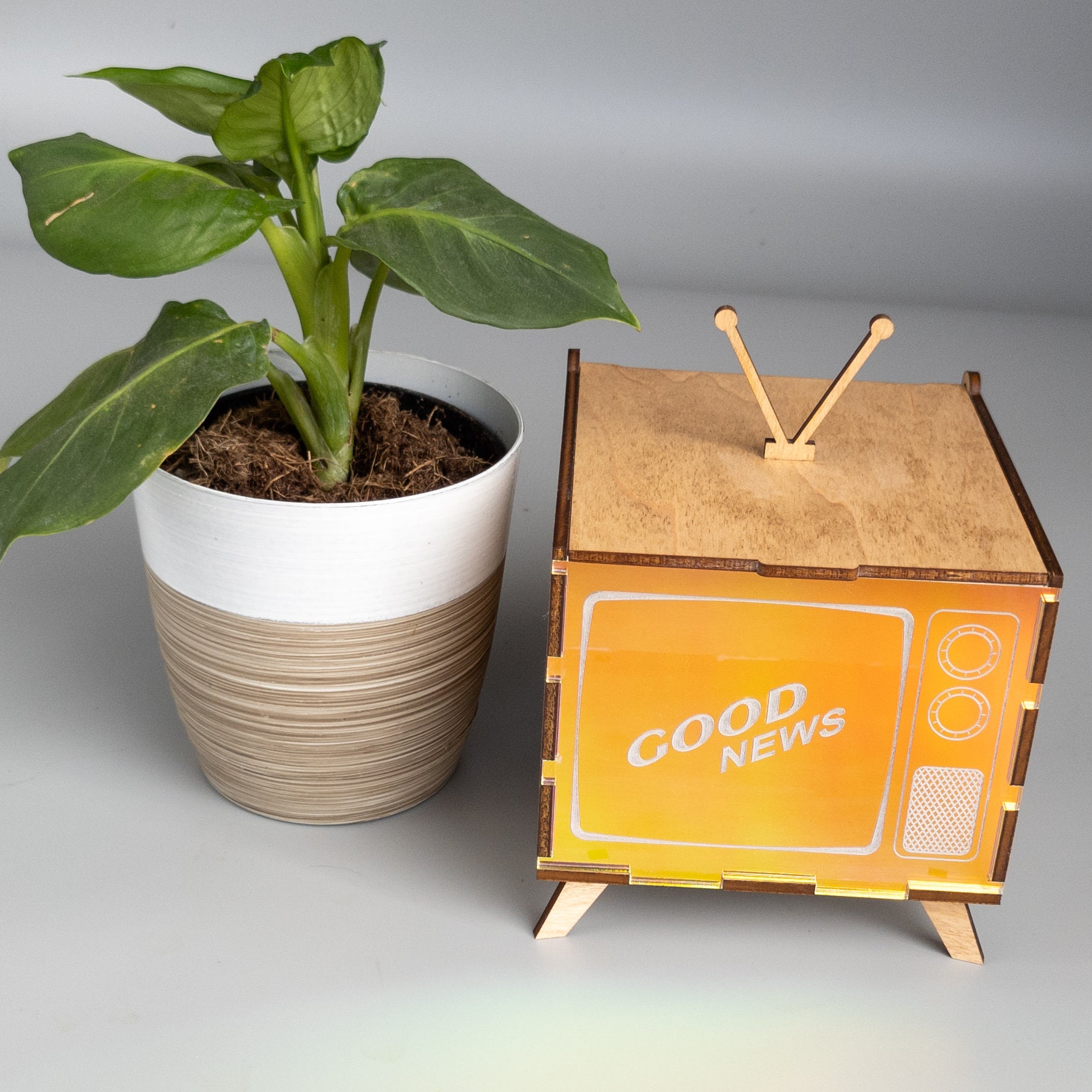 Retro TV Box Fun Gift Box Small Storage Box Retro Decor - Etsy