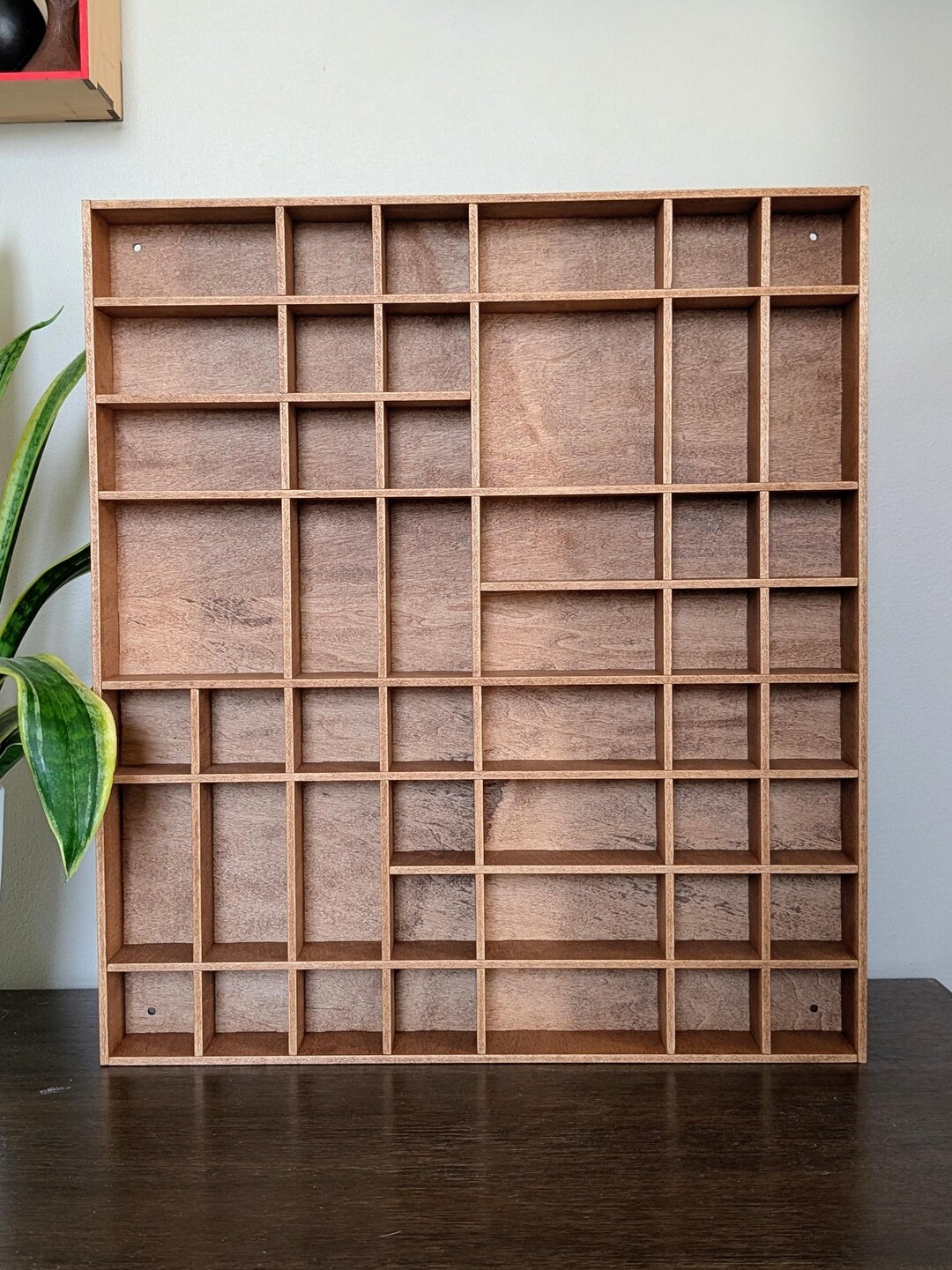 Shadow Box Wooden Display Shelf - Wall Cubby Shelf - Multiple ...