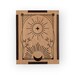Custom Sun & Moon Wooden Display Box - Crystal Box- Curio Cabinet ...