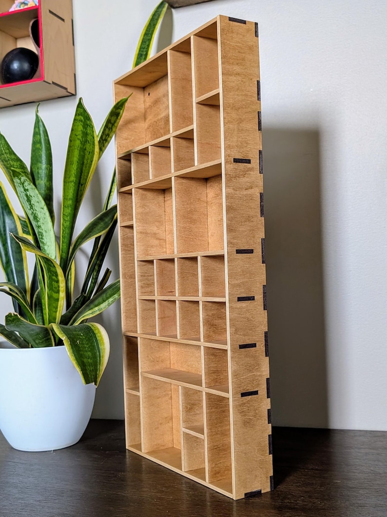 Shadow Box Wooden Display Shelf - Wall Cubby Shelf - Multiple ...