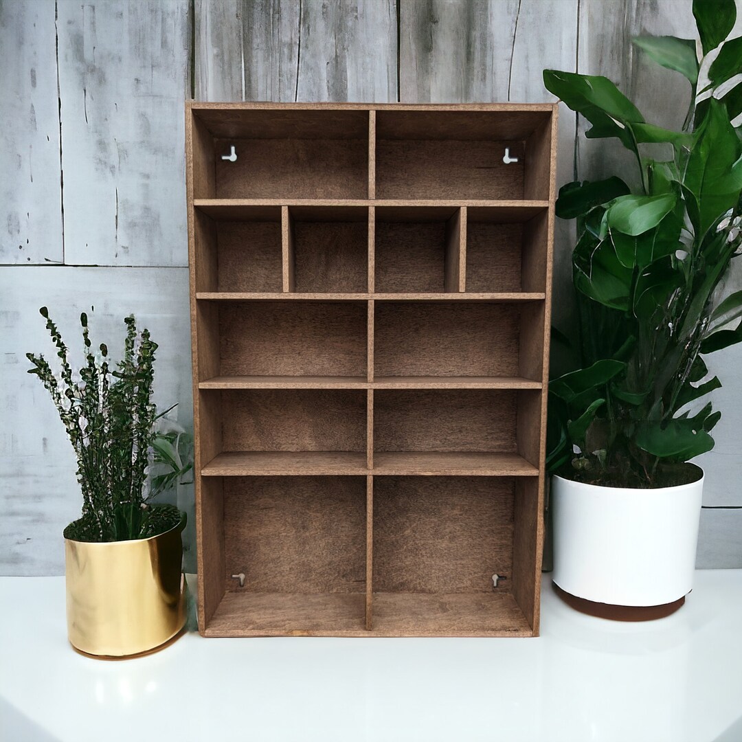 Multi Compartment Wooden Display Shelf-crystal Display Shelf-curio ...