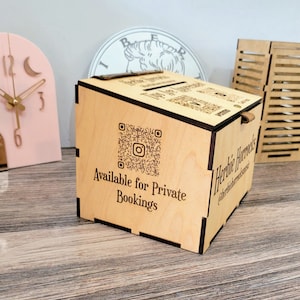 QR Code Tip Box - Busking Box - Musician Tip Box - Gig Box - QR Code ...