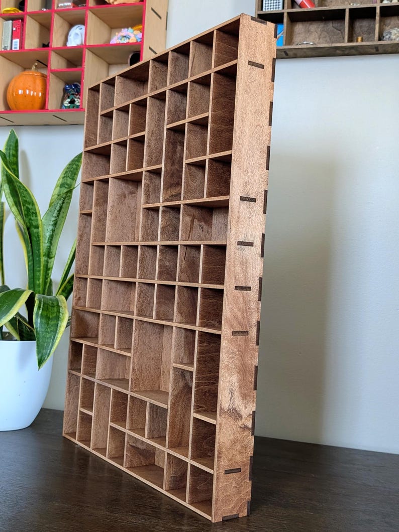 Shadow Box Wooden Display Shelf - Wall Cubby Shelf - Multiple ...
