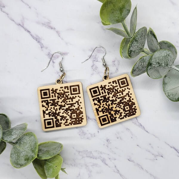 Qr Code Jewelry - Etsy