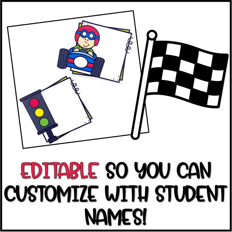 Race Car Bulletin Board or Door Decoration - Etsy