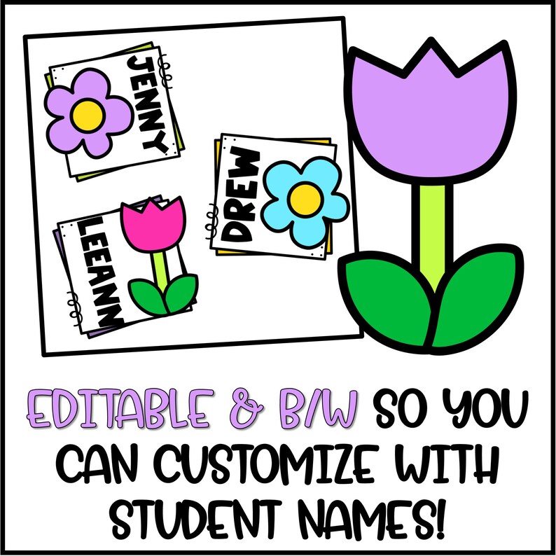 Spring Blooming Bulletin Board or Door Decoration - Etsy