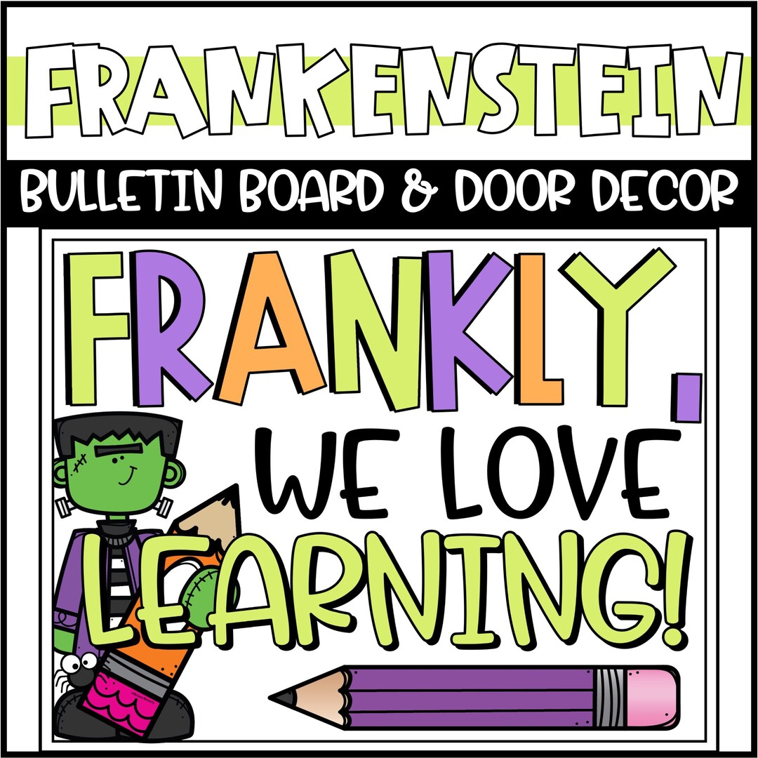 Halloween Frankenstein Bulletin Board or Door Decoration - Etsy