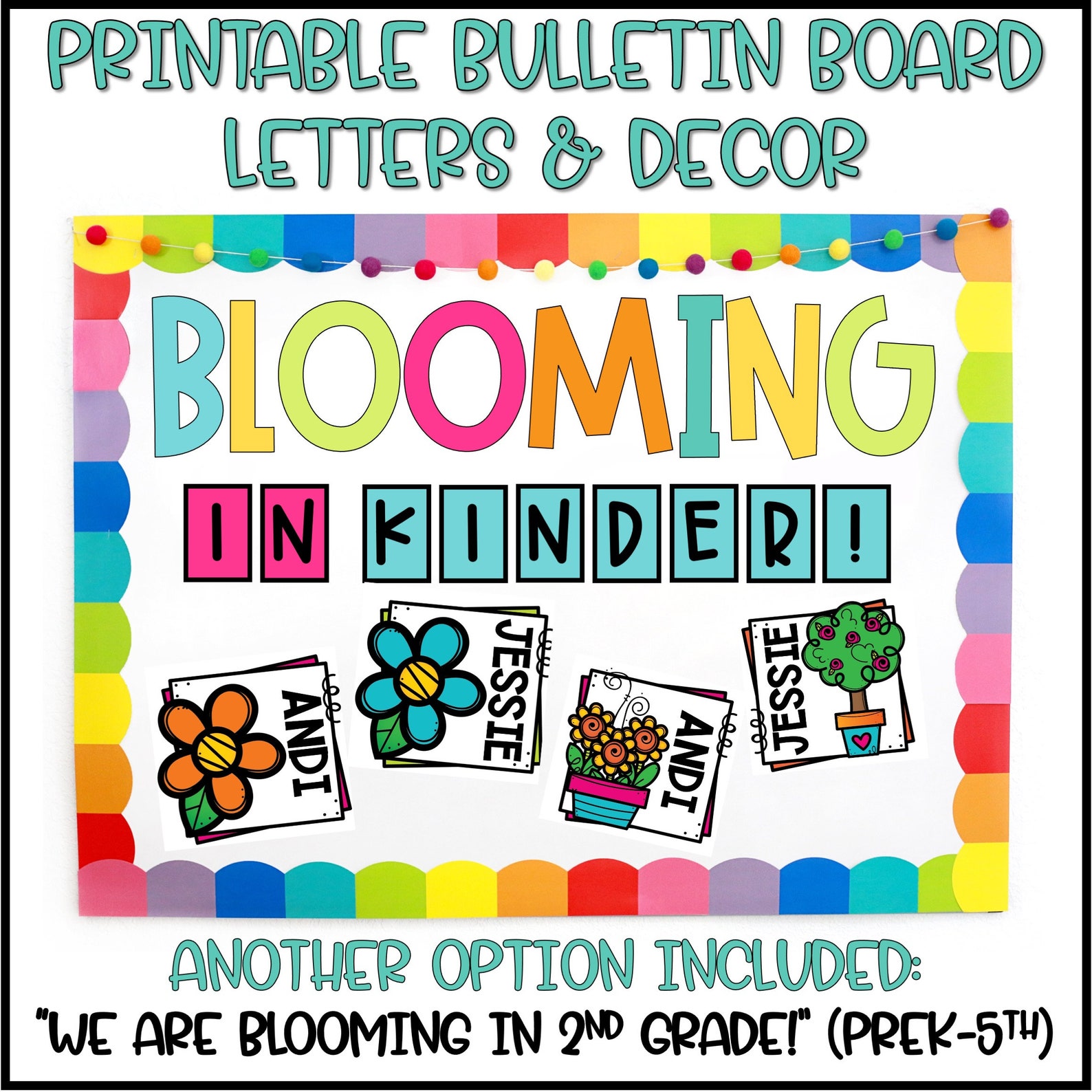 Spring Blooming Bulletin Board or Door Decoration - Etsy
