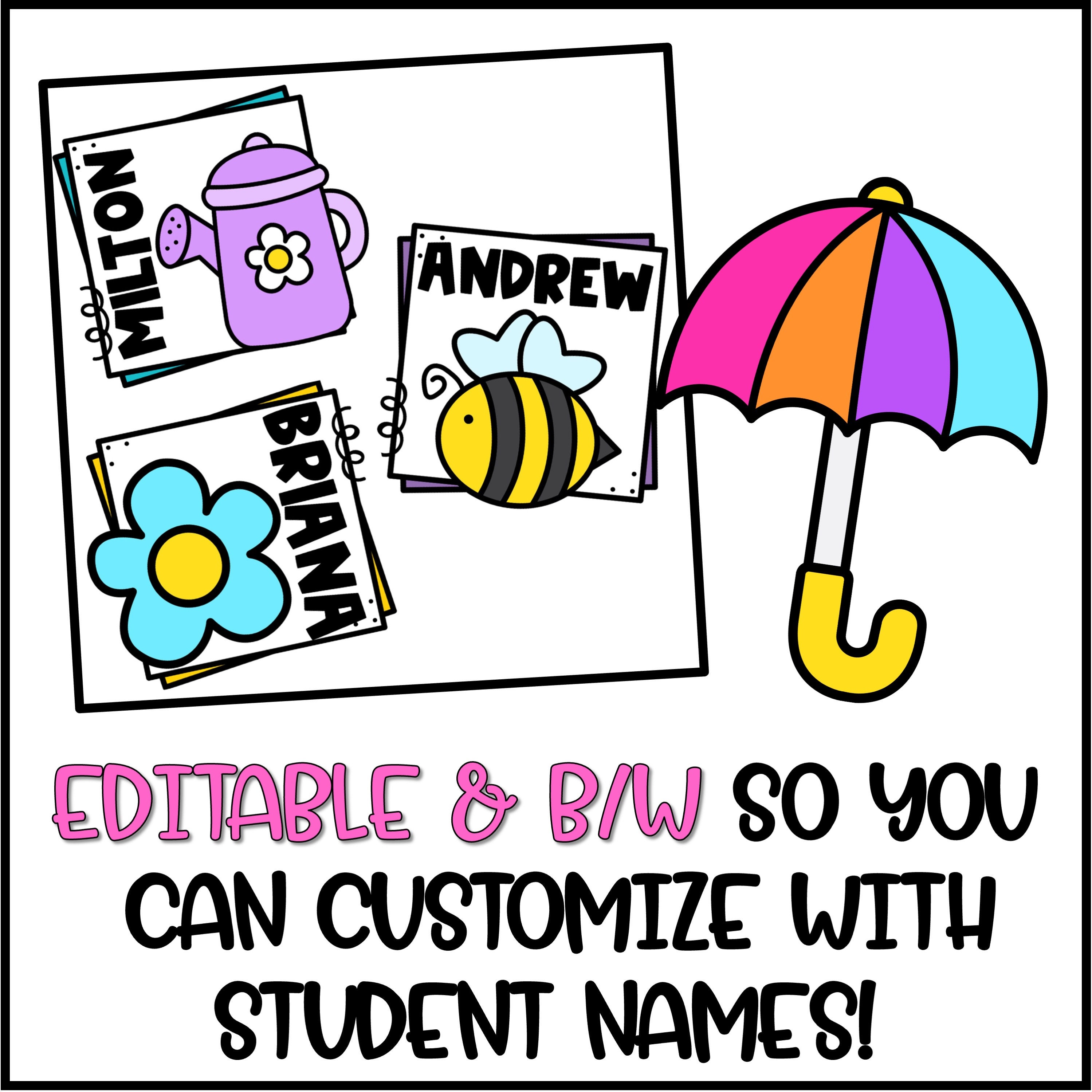 Spring Friends Bulletin Board or Door Decoration - Etsy