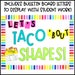 2D Shapes Activities 2D Shape Craft Tacos - Etsy