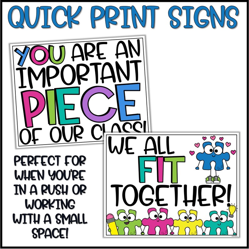 Puzzle Piece Bulletin Board or Door Decoration - Etsy