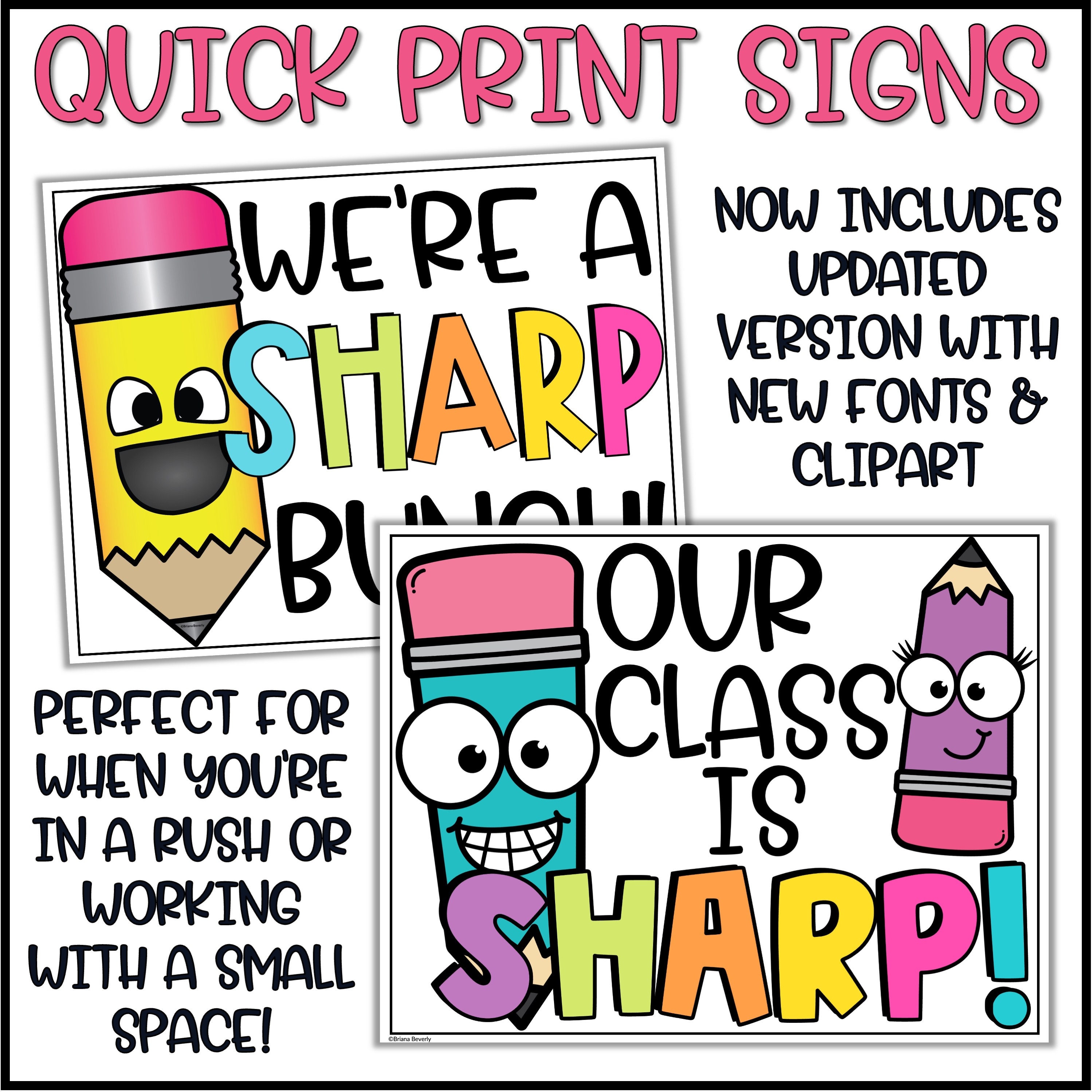 Pencil Bulletin Board or Door Decoration Sharp Bunch - Etsy