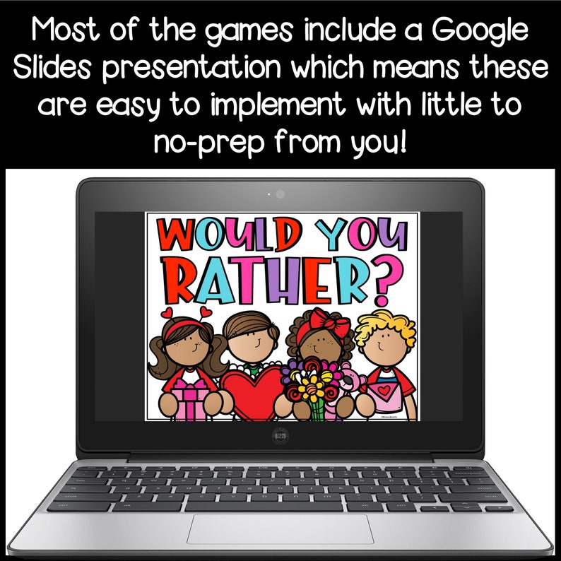 Digital Valentines Day Games for Kids Virtual Valentines - Etsy