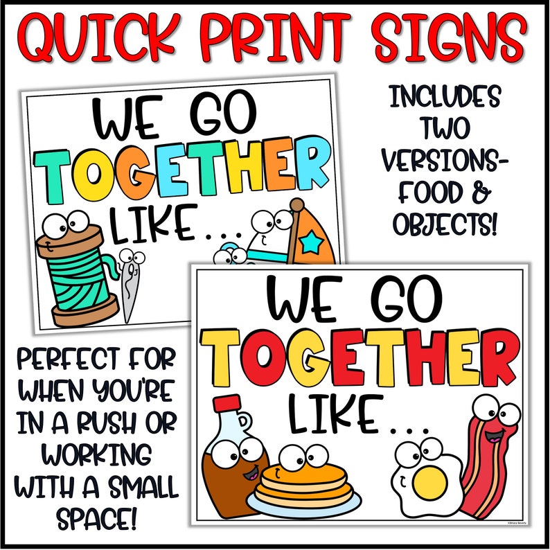 Welcome Bulletin Board or Door Decoration We Go Together - Etsy