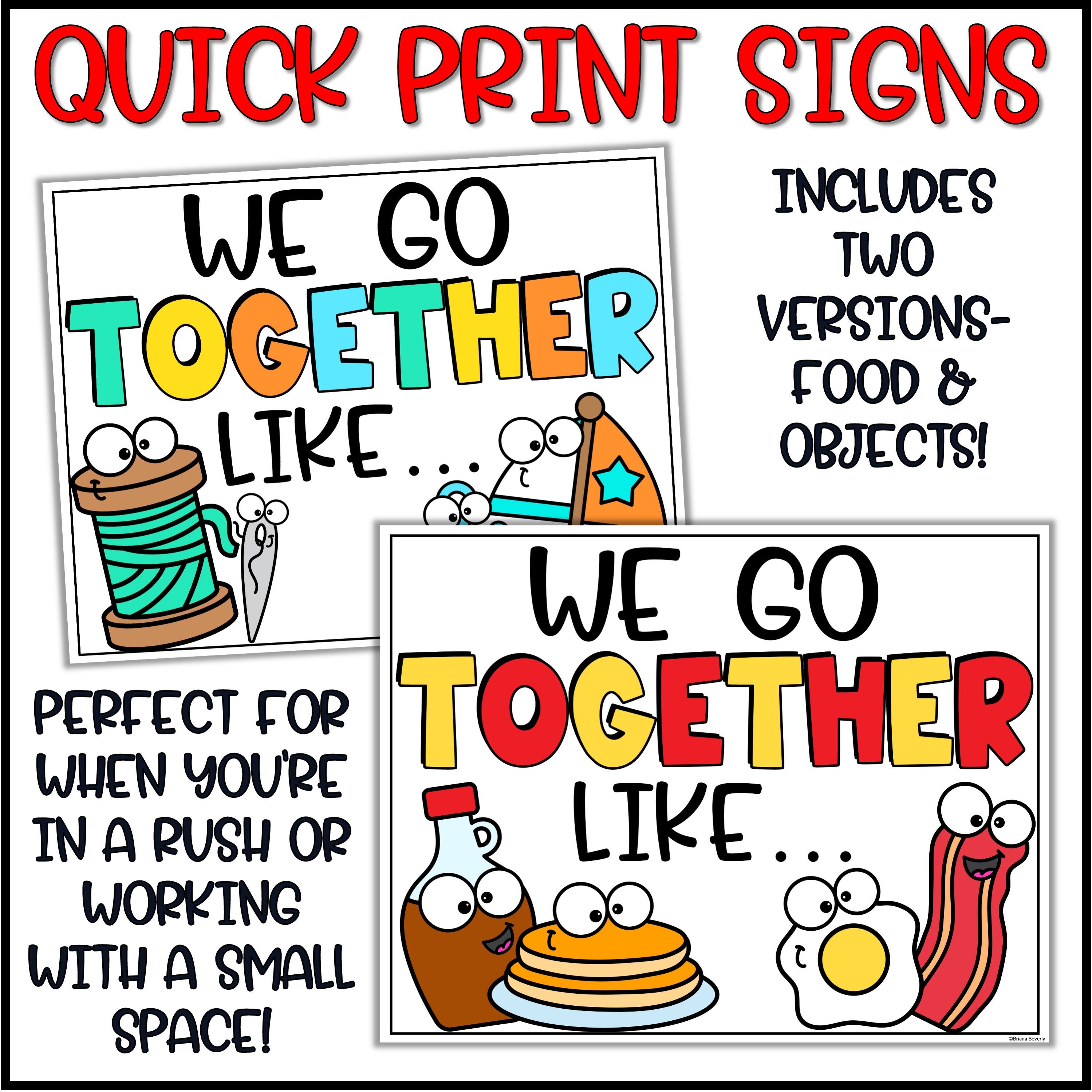 Welcome Bulletin Board or Door Decoration We Go Together - Etsy