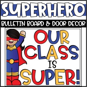 Primary Superhero Bulletin Board or Door Decoration - Etsy