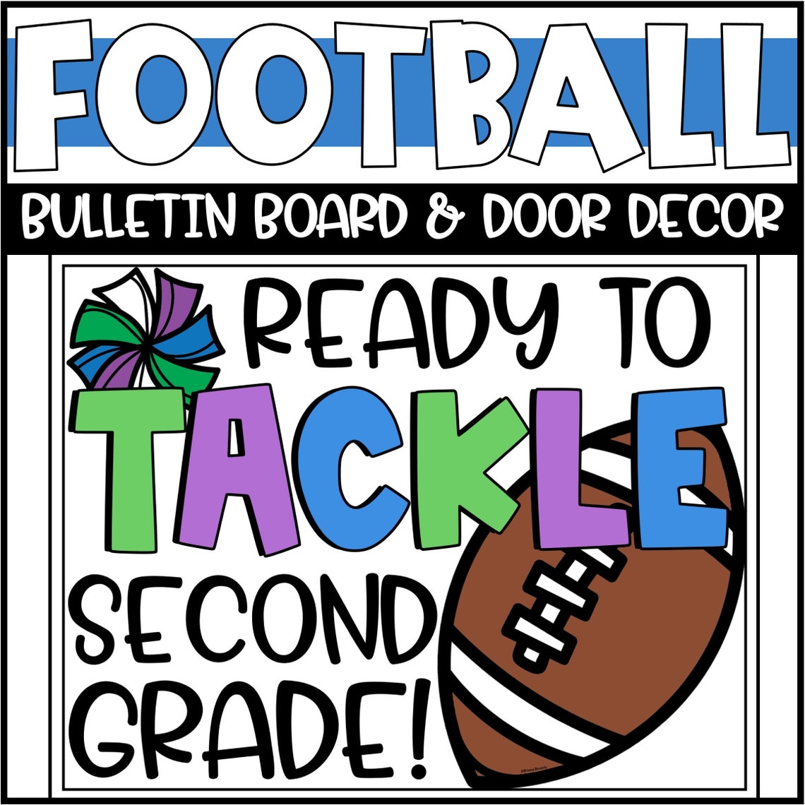 Fall Football Bulletin Board or Door Decoration - Etsy