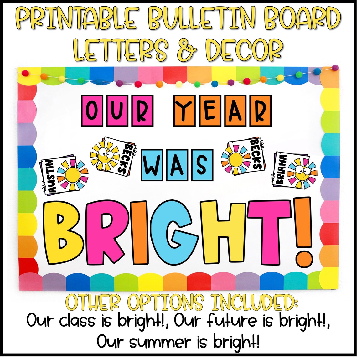 Back to School Sunshine Bulletin Board or Door Decoration - Etsy