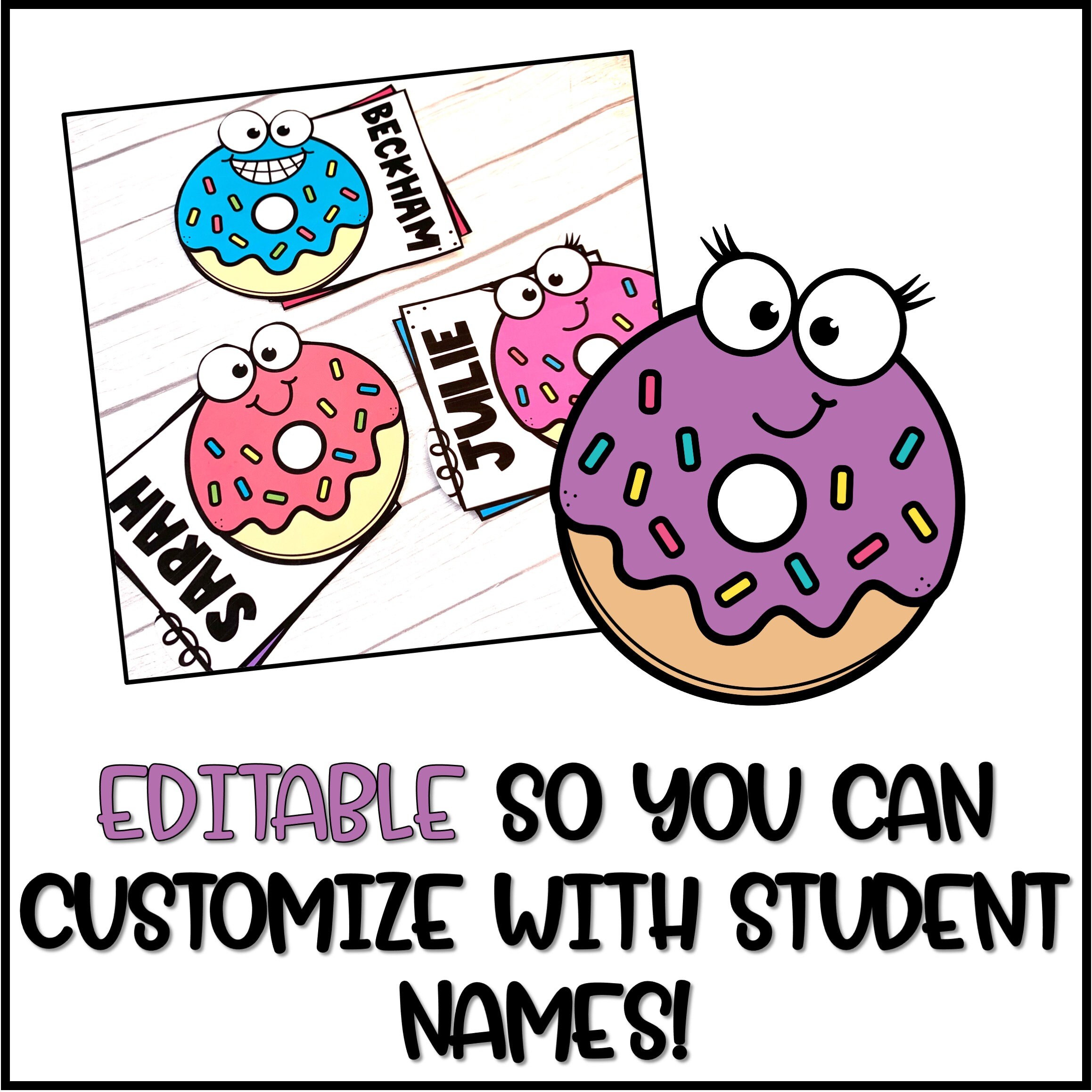 Donut Bulletin Board or Door Decoration - Etsy