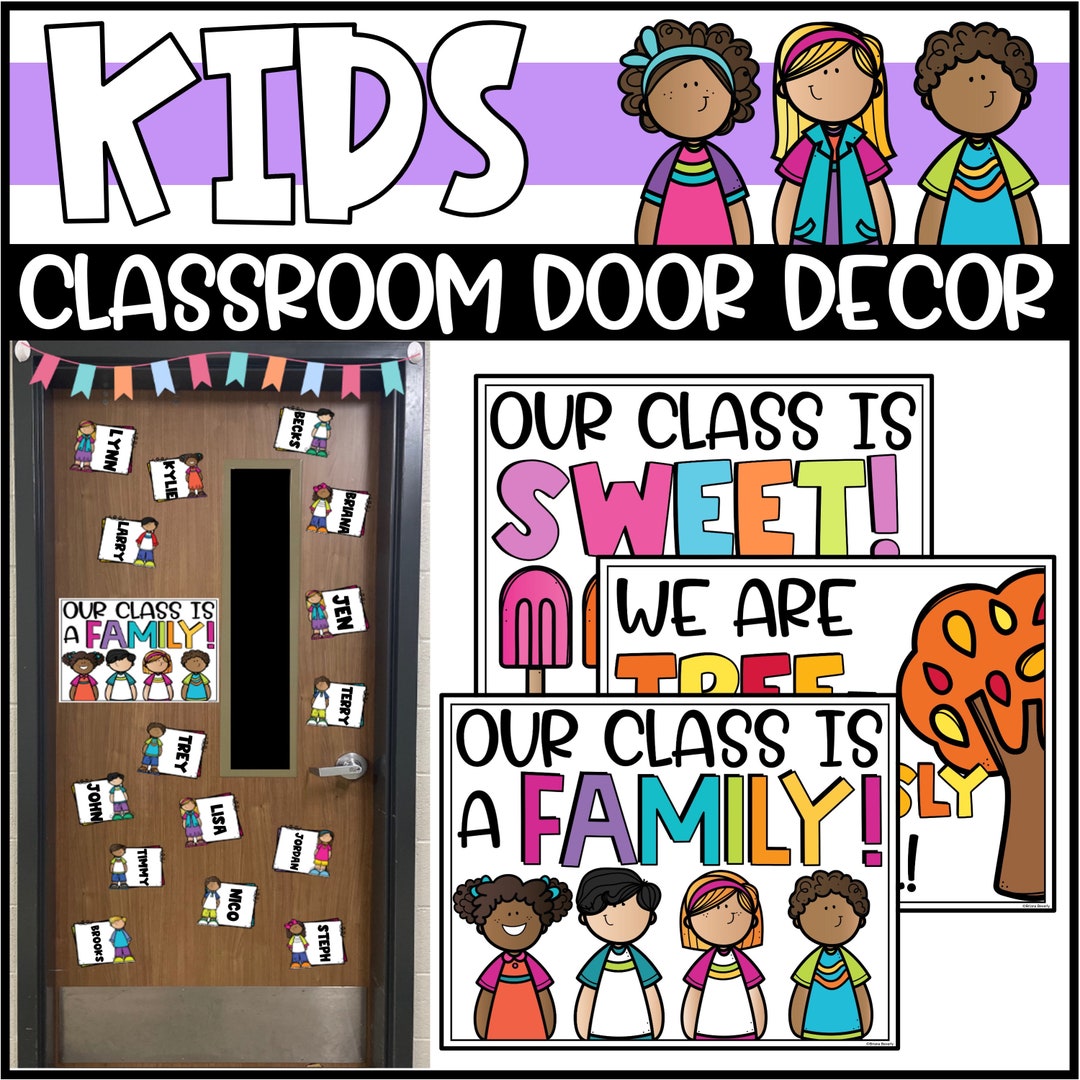 Welcome Back to School Classroom Door Decor Kit - Etsy