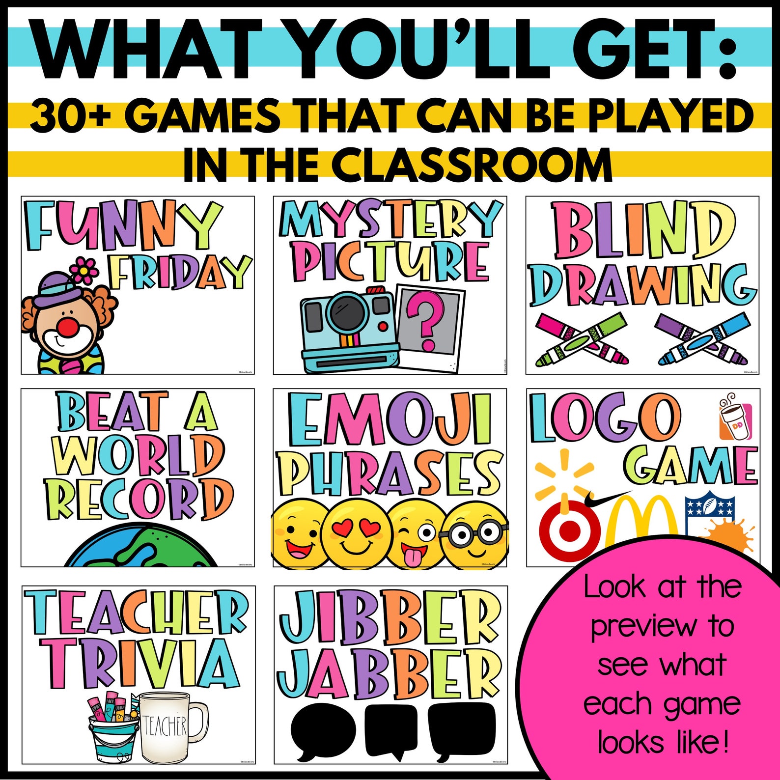 Digital Zoom Games for Kids, Virtual Classroom Games for Fun Fridays - Etsy
