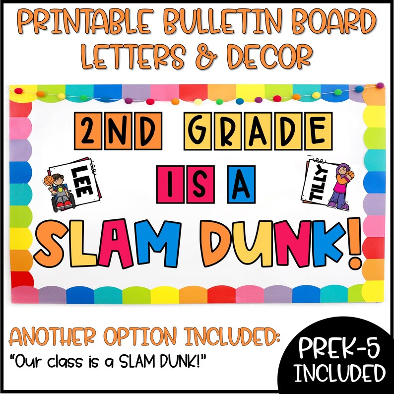 Basketball Bulletin Board or Door Decoration - Etsy