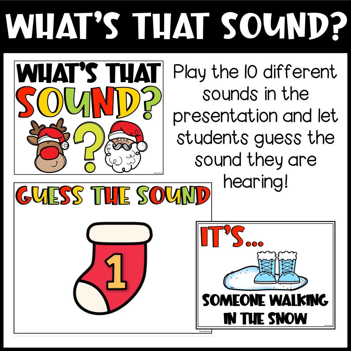 Digital Christmas Games for Kids Virtual Christmas Party for | Etsy