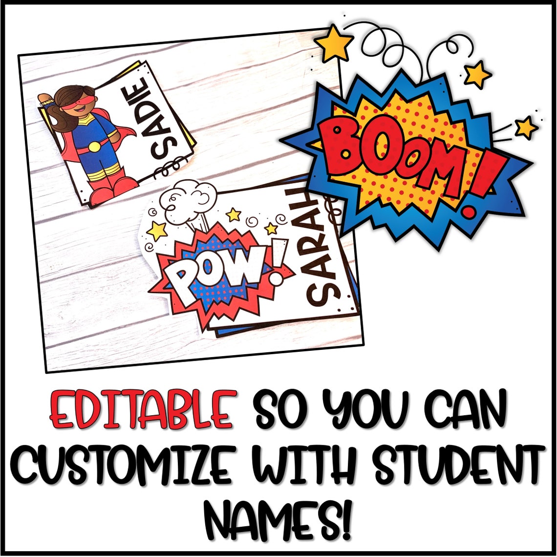 Primary Superhero Bulletin Board or Door Decoration - Etsy