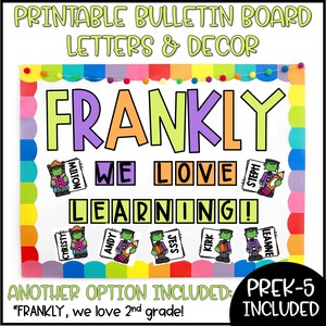 Halloween Frankenstein Bulletin Board or Door Decoration - Etsy