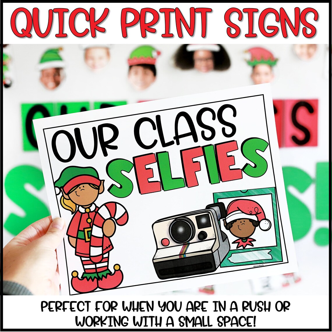 Christmas Elf Bulletin Board or Door Decoration - Etsy