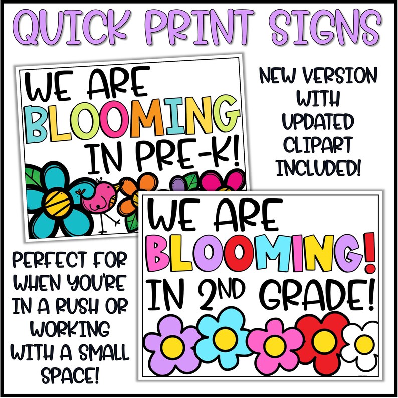 Spring Blooming Bulletin Board or Door Decoration - Etsy