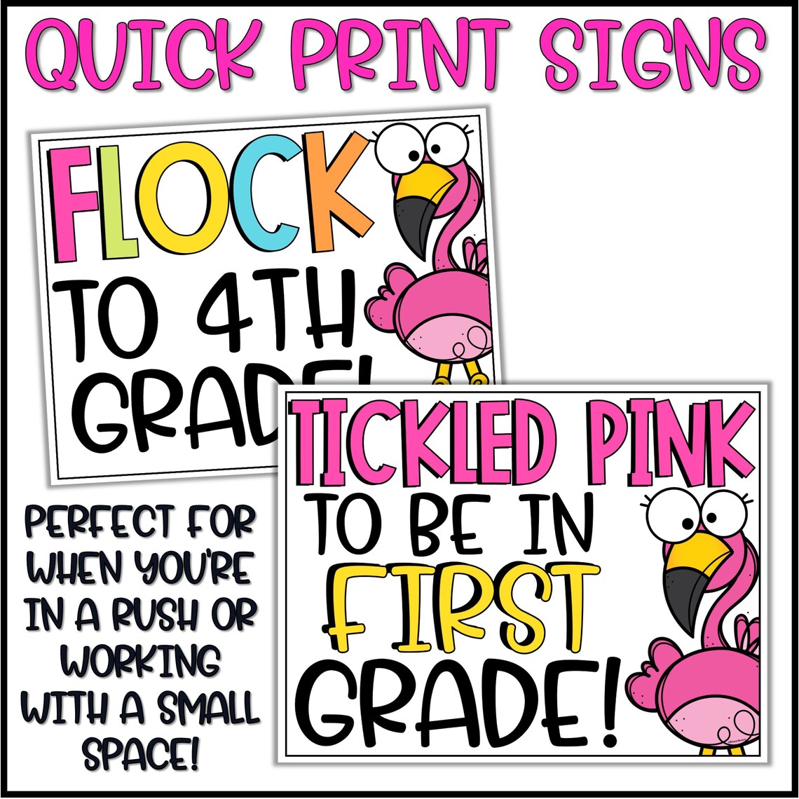 Flamingo Bulletin Board or Door Decoration - Etsy