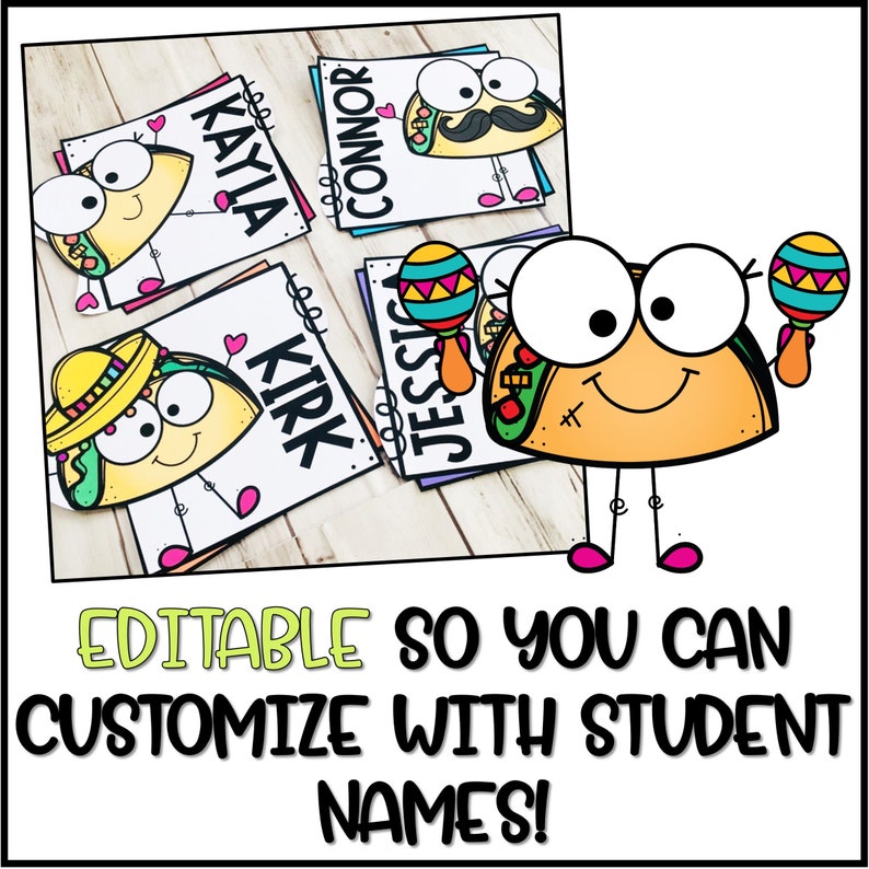 Back to School Taco Bulletin Board or Door Decoration - Etsy