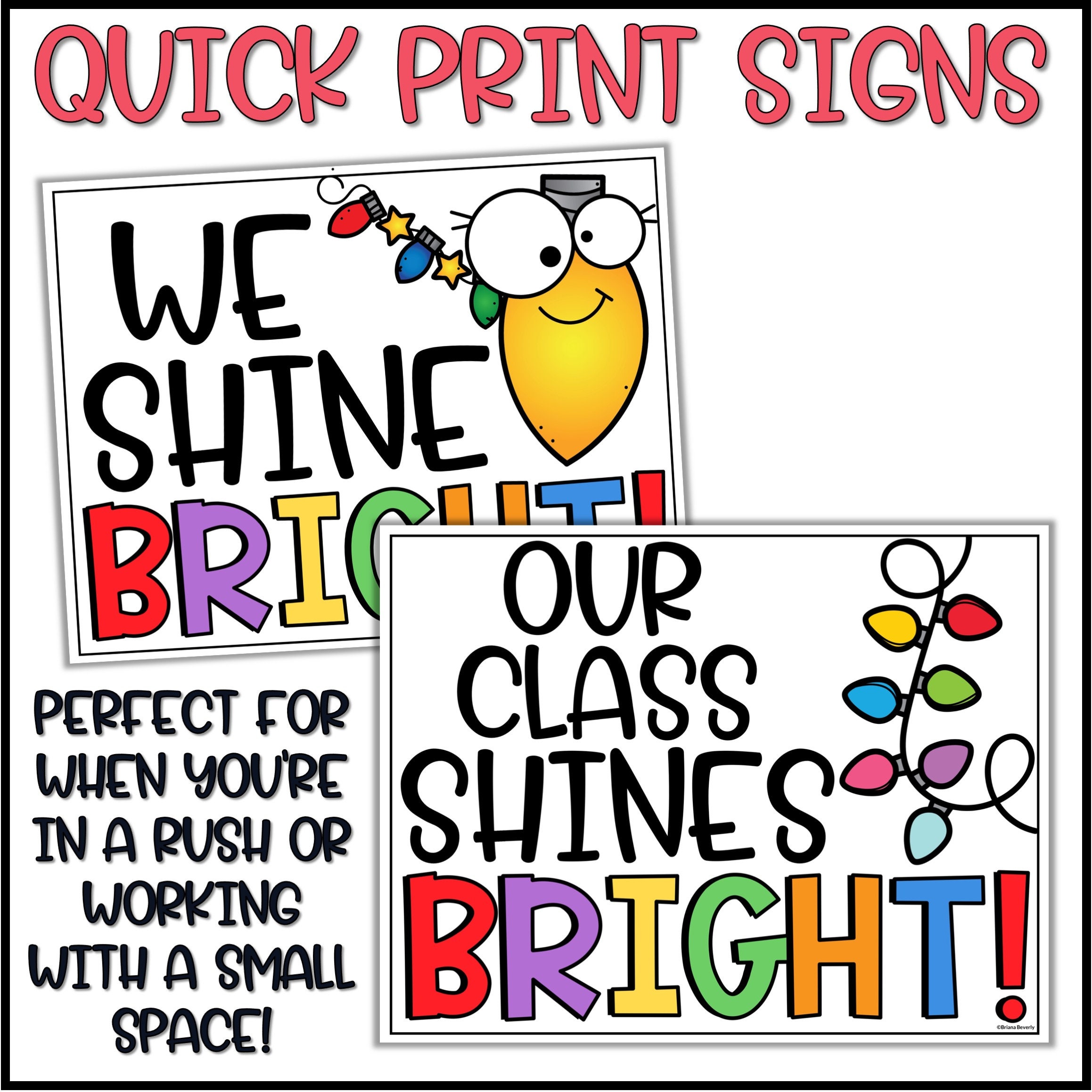 Christmas Lights Bulletin Board or Door Decoration - Etsy