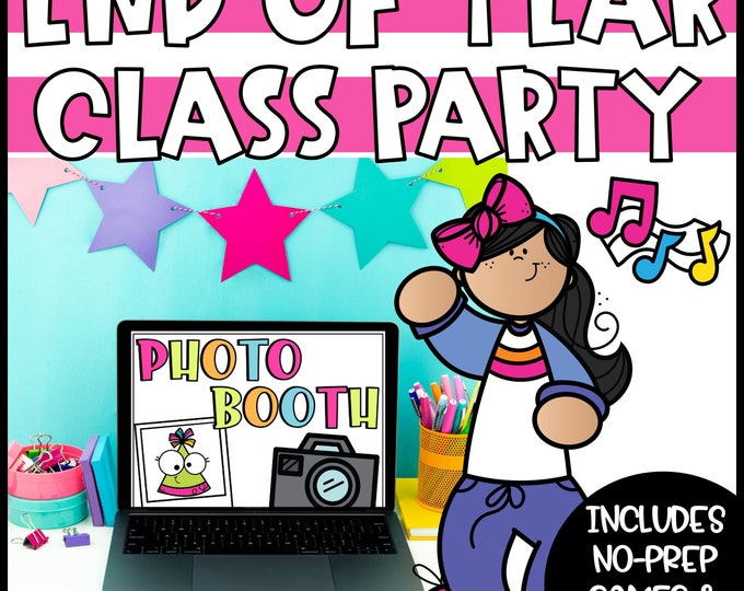 Digital End of the Year Games for Kids, Virtual End of the Year Class ...