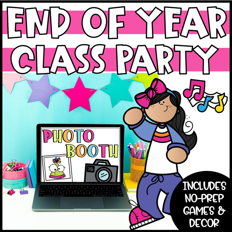 Digital End of the Year Games for Kids, Virtual End of the Year Class ...