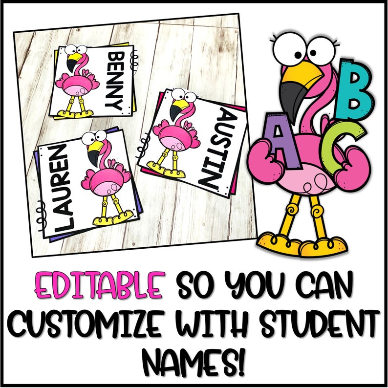 Flamingo Bulletin Board or Door Decoration - Etsy