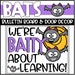 Halloween Bulletin Board or Door Decoration Bats - Etsy