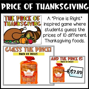 Digital Thanksgiving Games for Kids Virtual Thanksgiving | Etsy