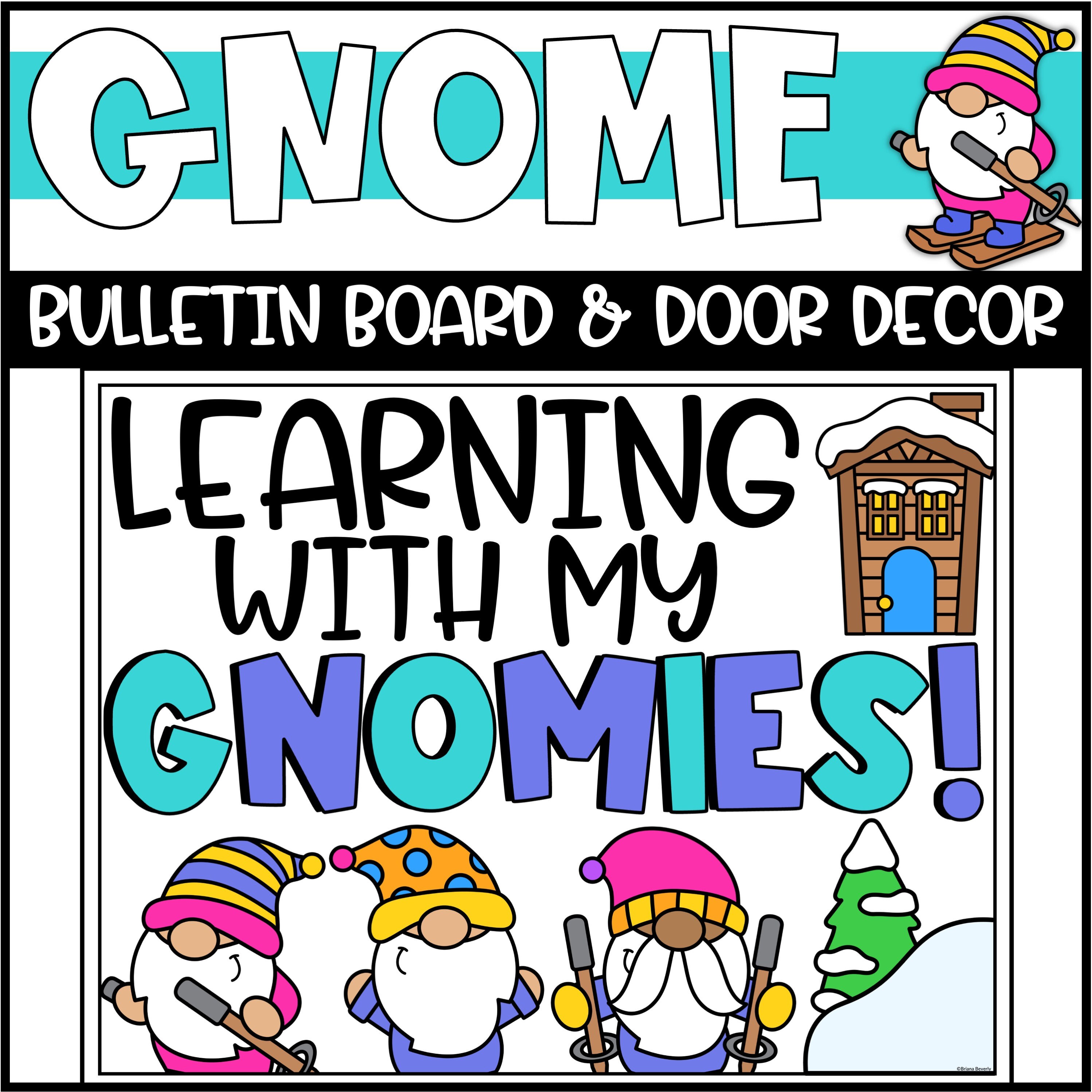 Winter Gnomes Bulletin Board or Door Decoration - Etsy
