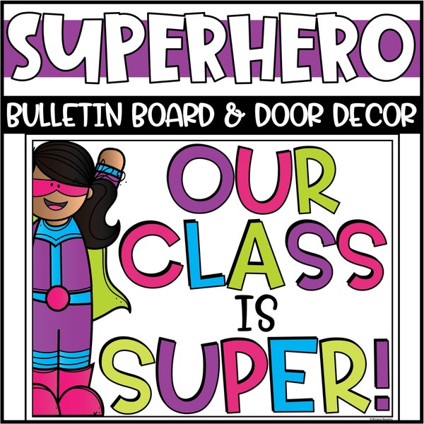 Superhero Classroom Decor - Etsy