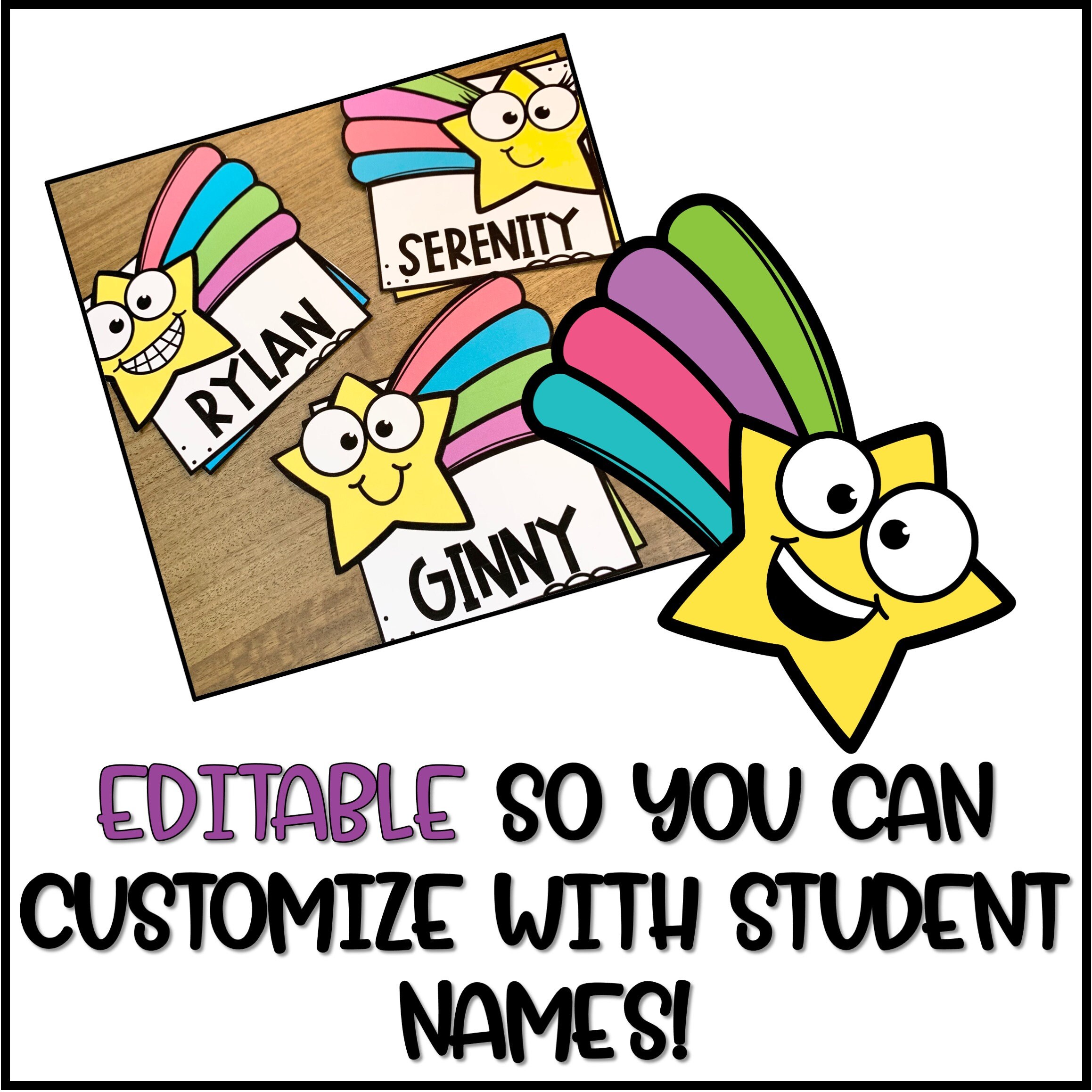 Shooting Star Bulletin Board or Door Decoration - Etsy Canada