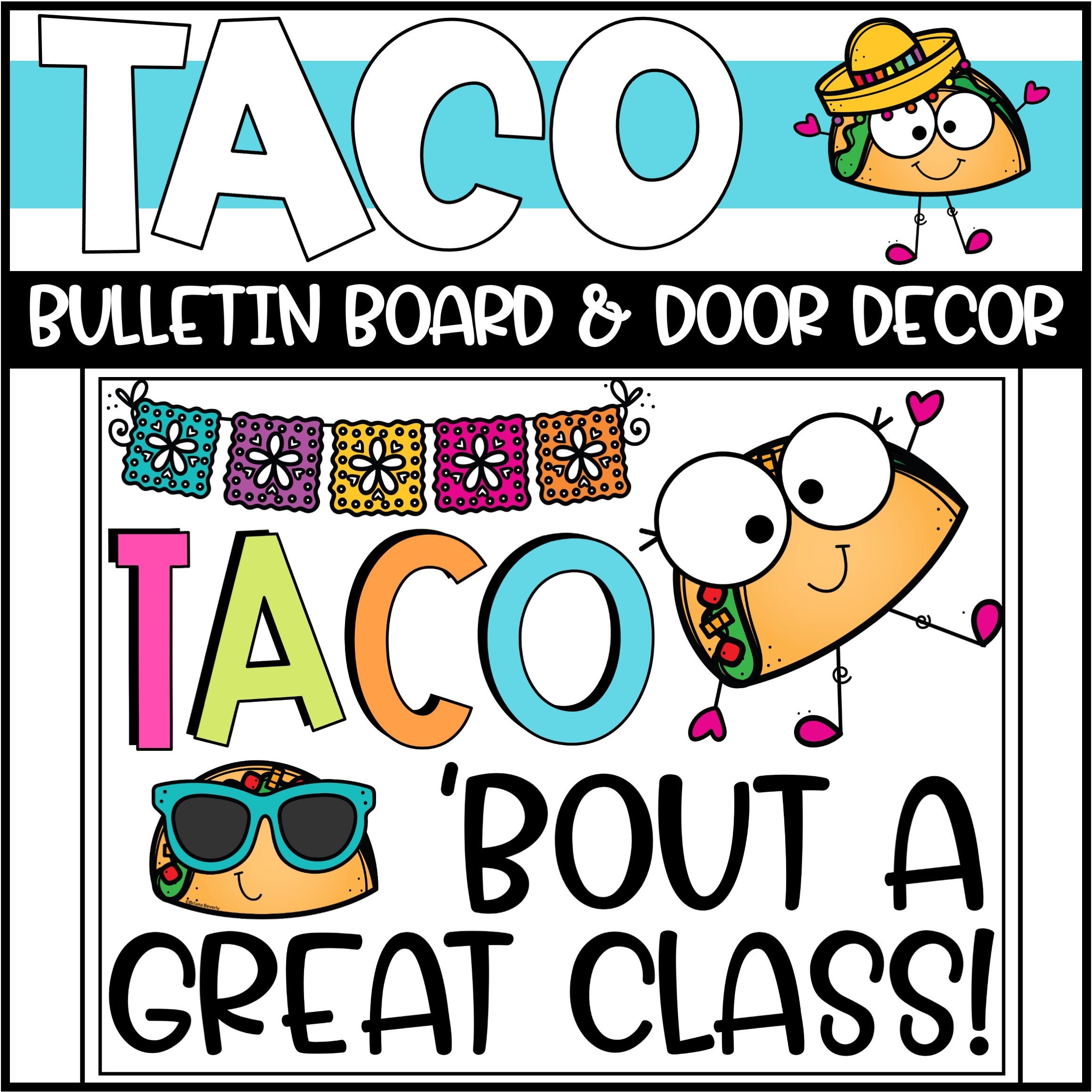 Back to School Taco Bulletin Board or Door Decoration - Etsy