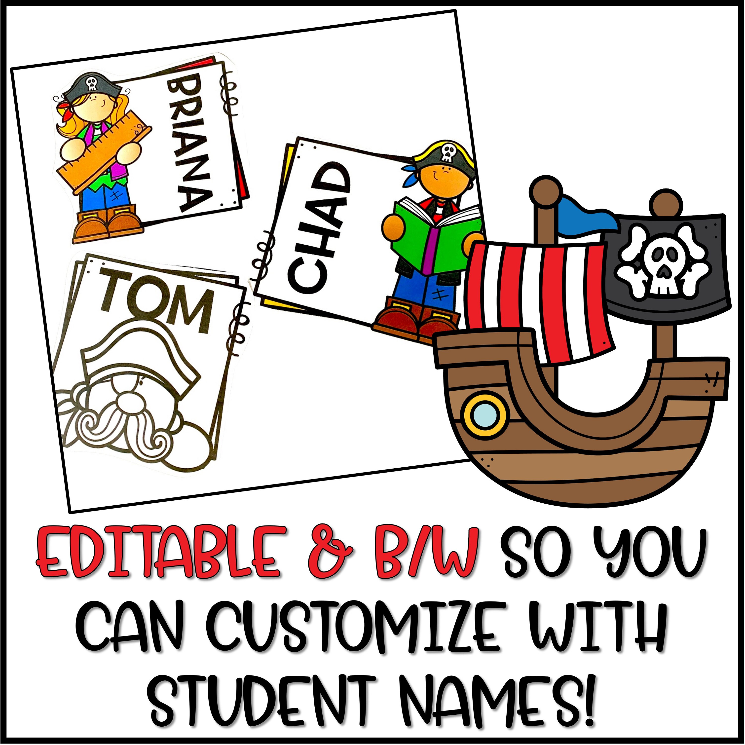 Pirate Bulletin Board or Door Decoration - Etsy